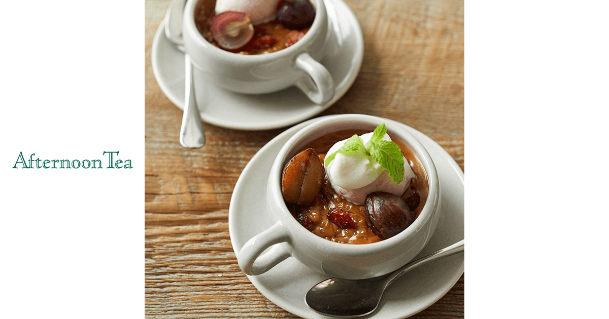 【ティールームで働くスタッフが考案】TEAレシピ Vol.10「栗とクランベリーのミルクティーリオレ」 | Afternoon Tea